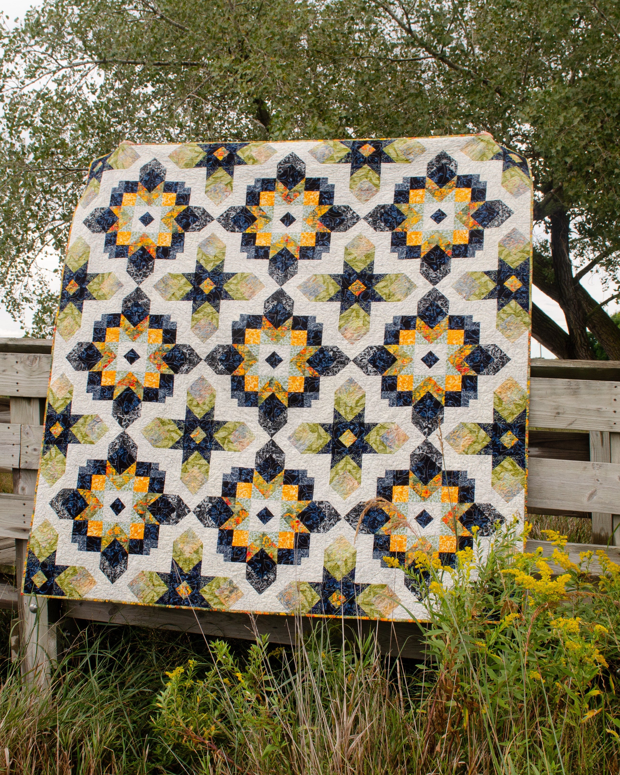 Serenity Quilt Kit – Blooming Boldly Designs