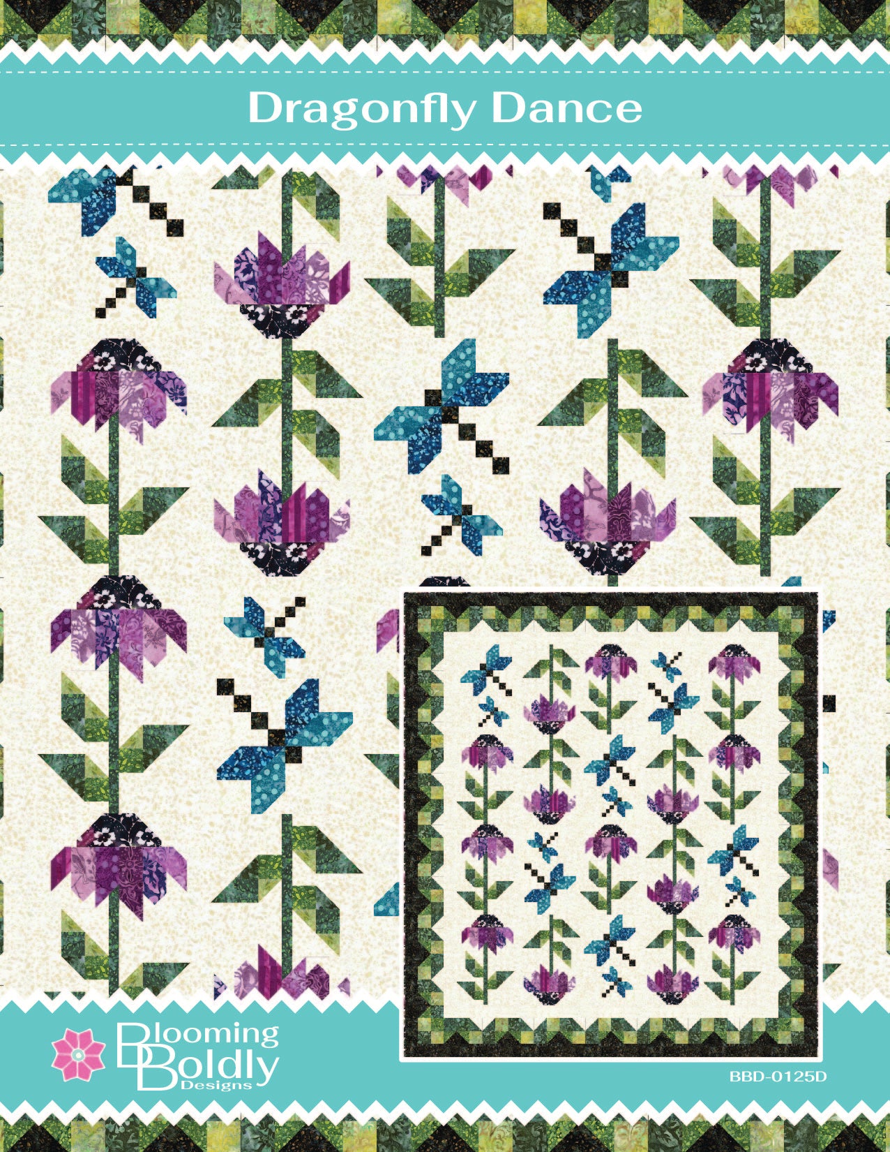 Digital Download - Dragonfly Dance Quilt Pattern – Blooming Boldly Designs