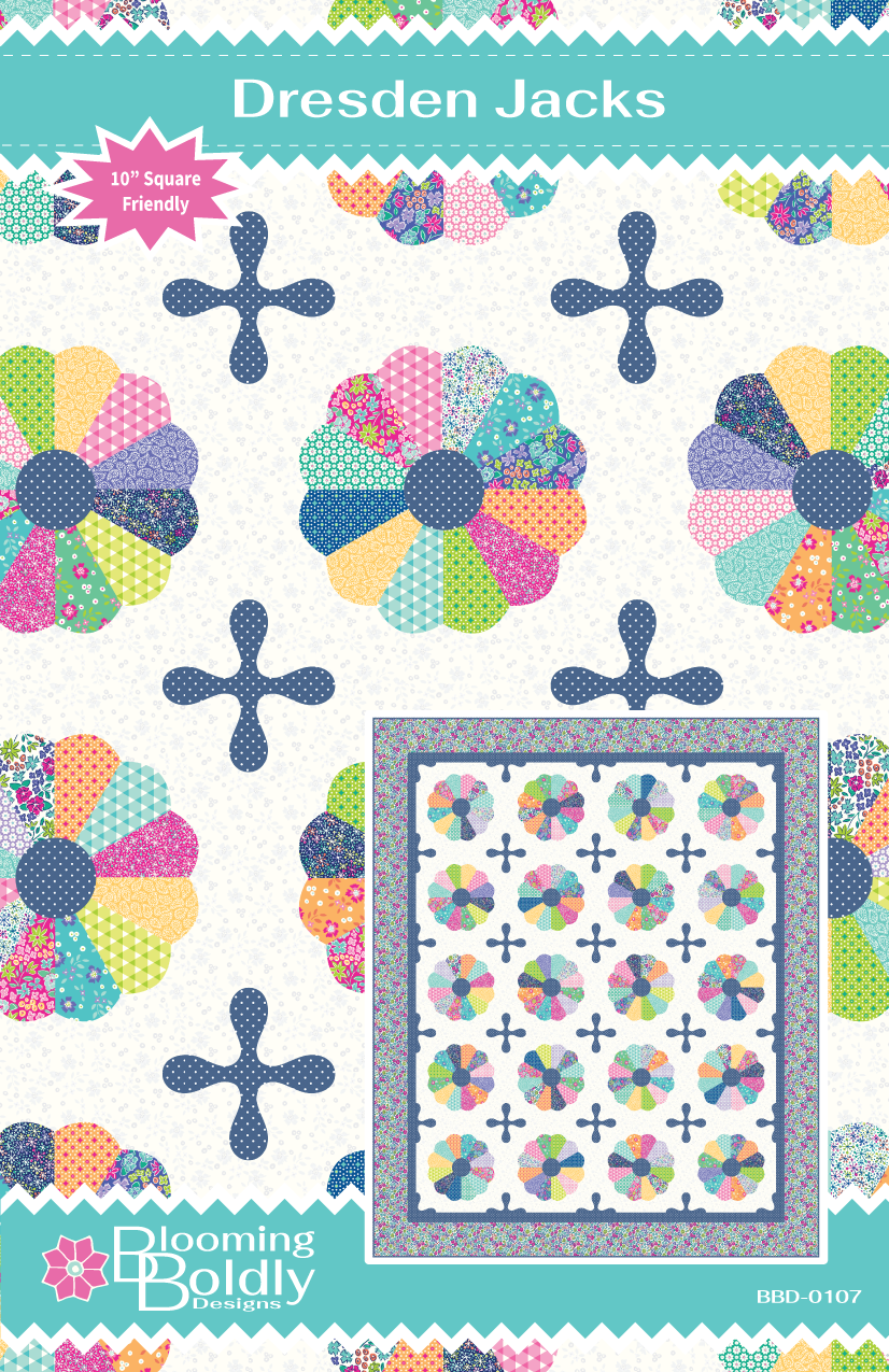 Dresden Jacks Quilt Pattern – Blooming Boldly Designs