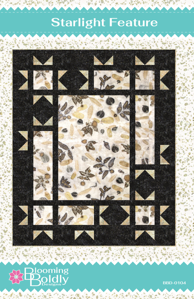 Starlight Feature Quilt Pattern – Blooming Boldly Designs