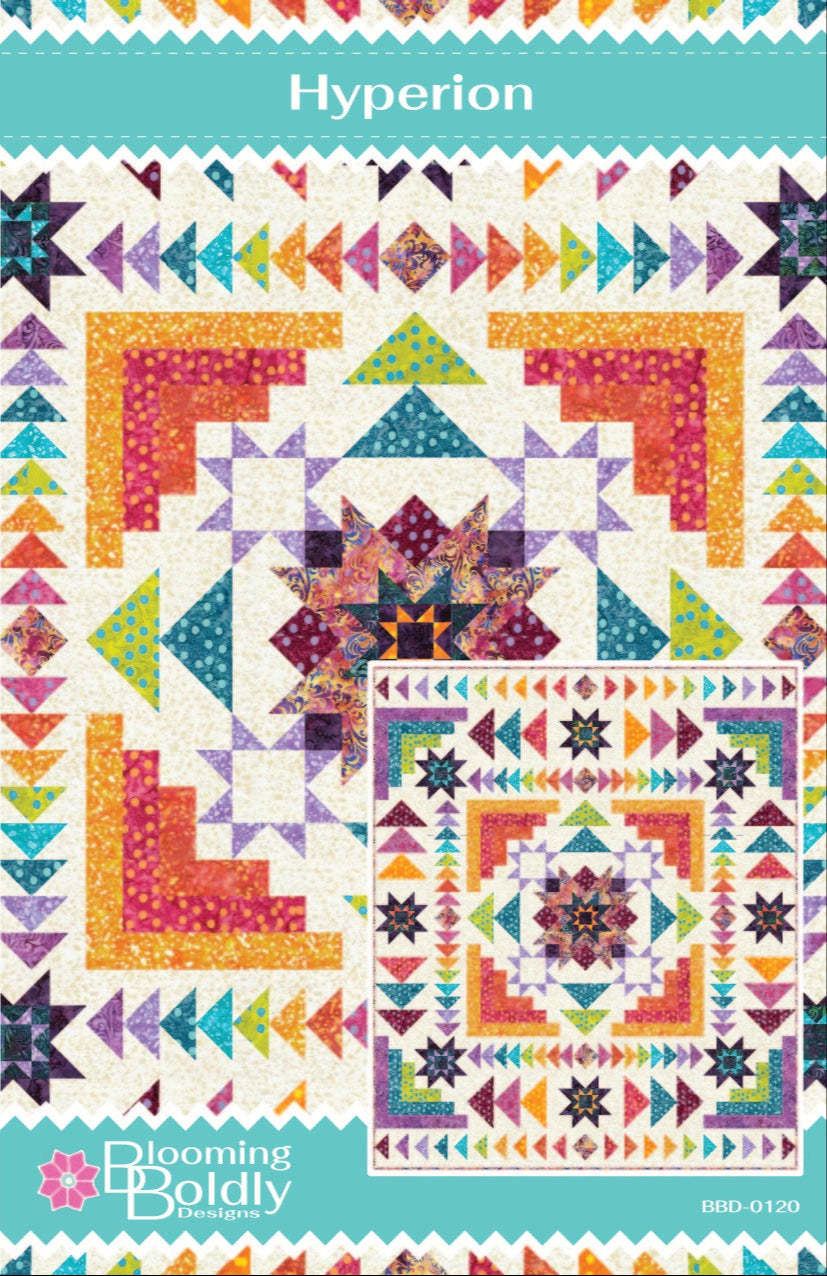 Hyperion Quilt Pattern – Blooming Boldly Designs