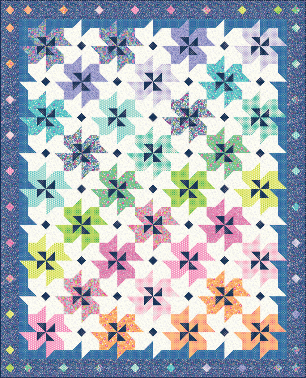Digital Download - Color Shift Quilt Pattern – Blooming Boldly Designs